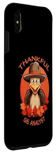 iPhone XS Max GIS Analyst Funny Thanksgiving Turkey & Fall Case