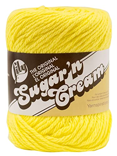 Lily Sugar 'n Cream Yarn - 100% Cotton - Assortment (Mango Madness)