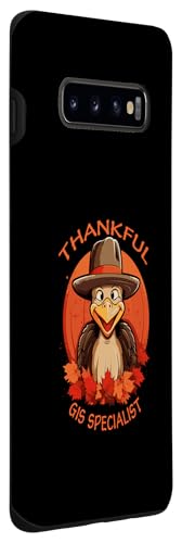 Galaxy S10+ GIS Specialist Funny Thanksgiving Turkey & Fall Case