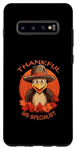 Galaxy S10+ GIS Specialist Funny Thanksgiving Turkey & Fall Case