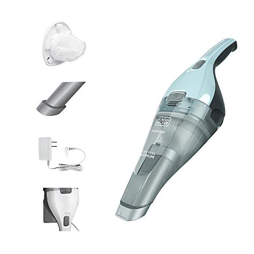 beyond by Black+Decker Cordless dustbusterĀ® - Handheld Vacuum Cleaner - Cordless, ICY Blue & Windex Glass and Window Cleaner Spray Bottle, Original Blue, 23 fl oz