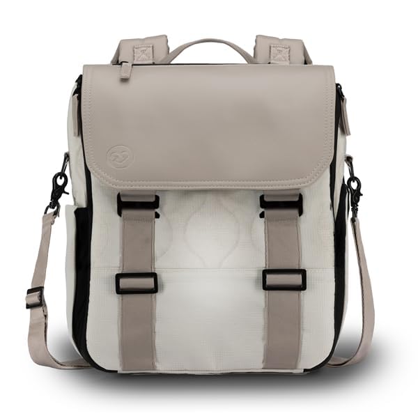 PAPERCLIP Willow in Mushroom, Baby Backpack Diaper Bag, Baby Bag with Changing Station, Diaper Bag for Two Kids, Panaleras Para Bebe