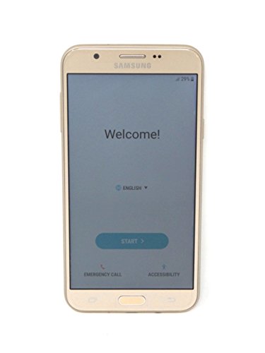 Samsung Galaxy J7 Prime 5.5in Smartphone GSM Unlocked 16GB 8MP Gold 4G SM-J727T (Renewed)
