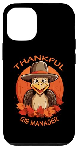 iPhone 12/12 Pro GIS Manager Funny Thanksgiving Turkey & Fall Case