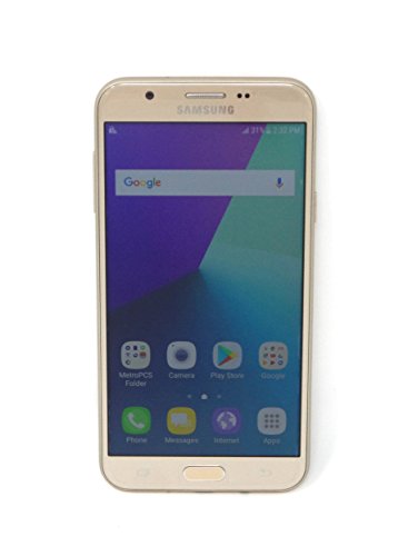Samsung Galaxy J7 Prime 5.5in Smartphone GSM Unlocked 16GB 8MP Gold 4G SM-J727T (Renewed)