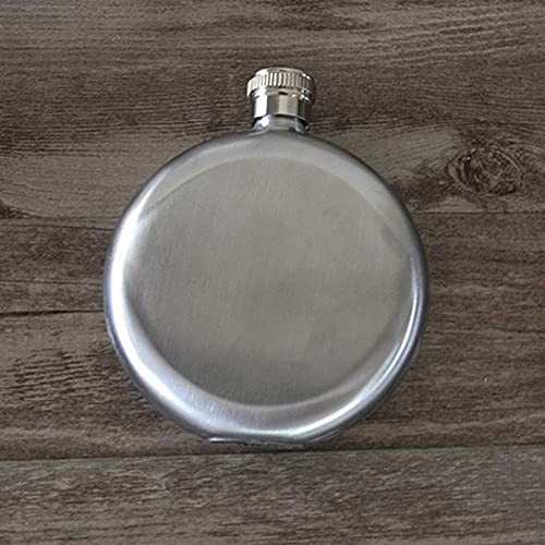 Ochine 3 oz Flask Stainless Steel Hip Flasks with Funnel for Liquor, Lightweight Portable Drinking Flasks Leak Proof Cap Camping and Hiking Hydration Flasks Gift for Men Women (9/7/3oz Bottle)