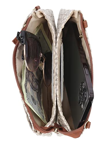 Mundi Brady RFID Wallet Purse Cell Phone Crossbody Bag For Women, Bridgehampton Sand