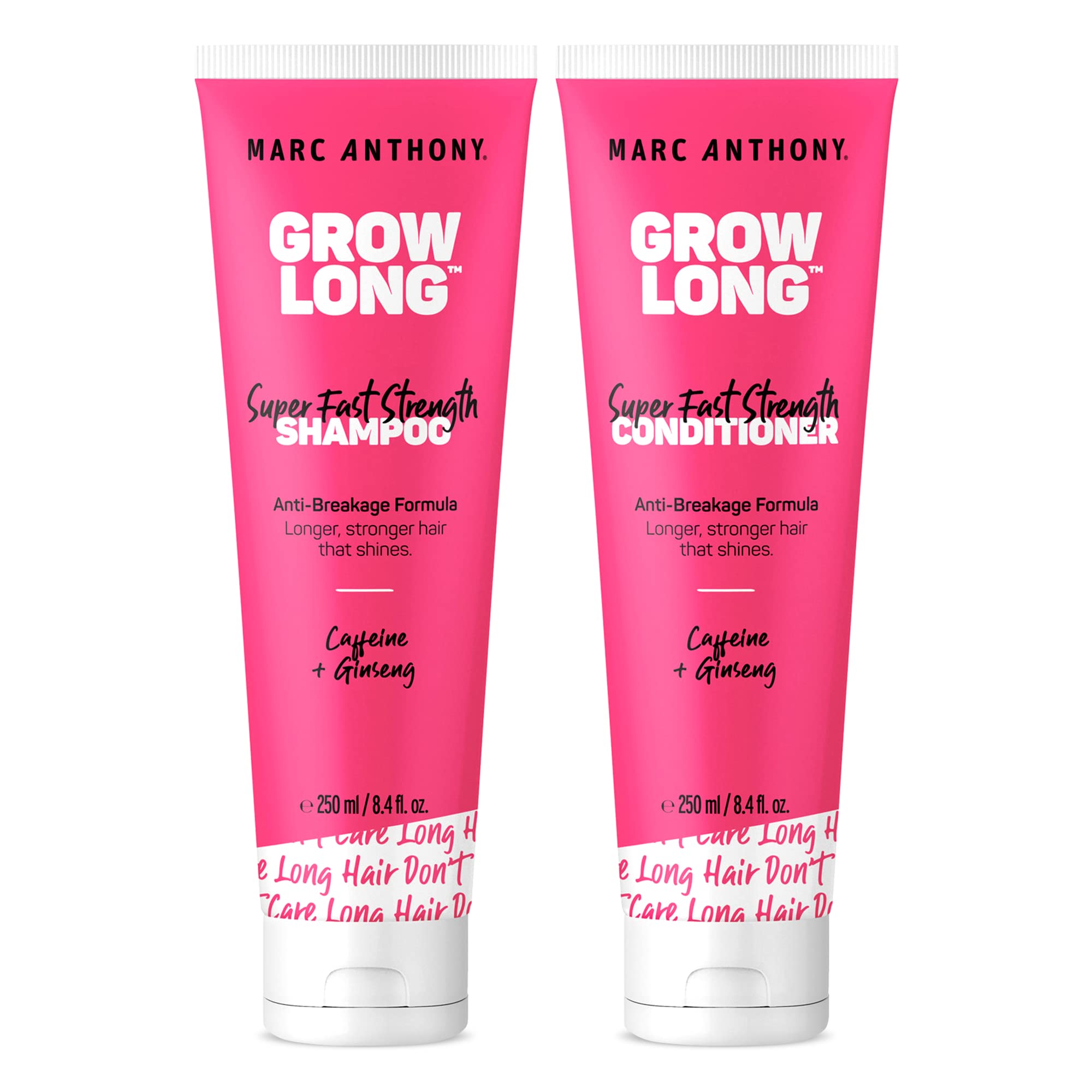 Marc Anthony Gift Set: 10 Oz Shampoo, Biotin Hair Mask, Leave-In Conditioner & Detangler for Dry, Damaged Hair - Grow Long Formula