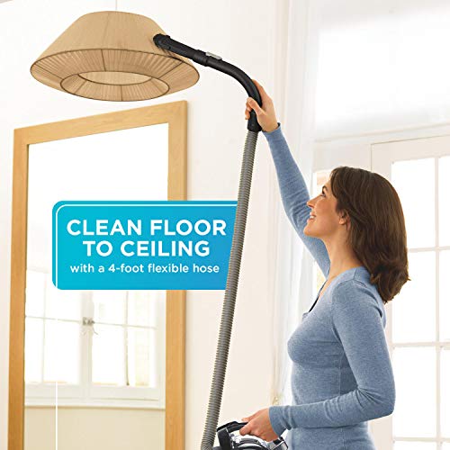 BLACK+DECKER 20V MAX* Flex Cordless Stick Vacuum with Floor Head and Pet Hair Brush (BDH2020FL), Black, Grey