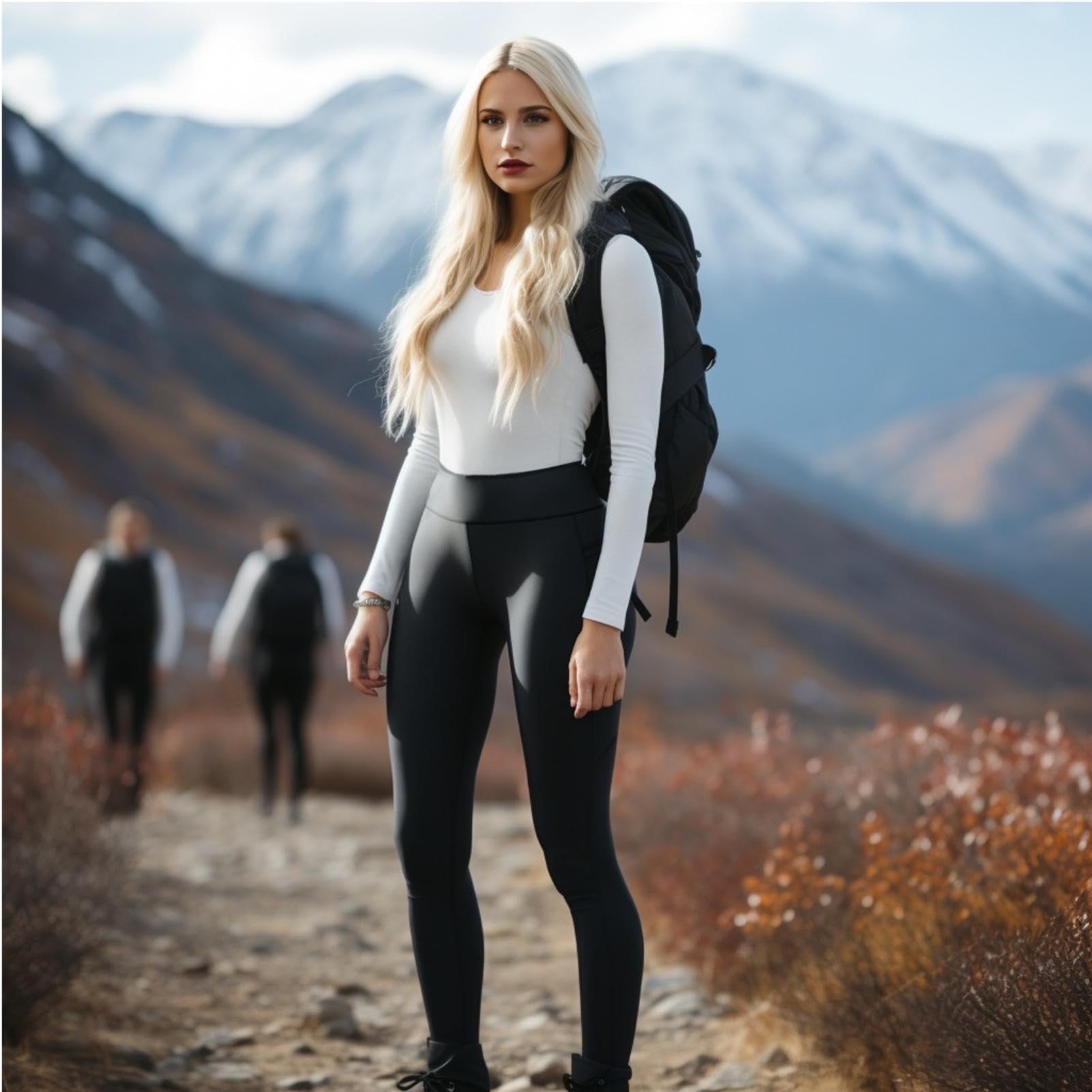 YOYOYOGA Leggings with Pockets Soft Stretchy Yoga Pants Women Tummy Control High Waisted Ankle Leggings Workout Compression Black XL
