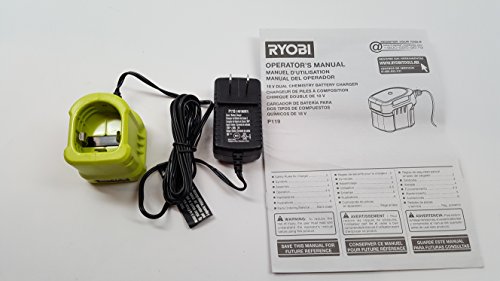 Ryobi 18v 18 volt P119 ONE+ NiCad Lithium Ion battery charger New P100 P101