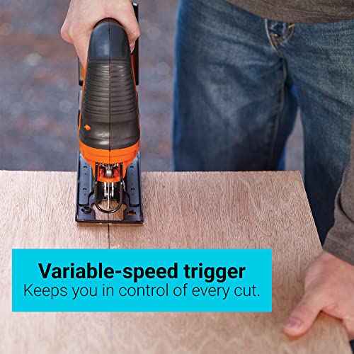 BLACK+DECKER 20V MAX* POWERCONNECT Cordless Jig Saw (BDCJS20C)