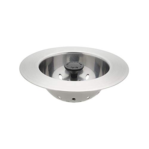 KitchenAid Stainless Steel Sink Strainer, one size, Black