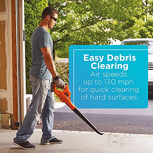 BLACK+DECKER 20V MAX* Cordless Sweeper (LSW221), Pack of 1