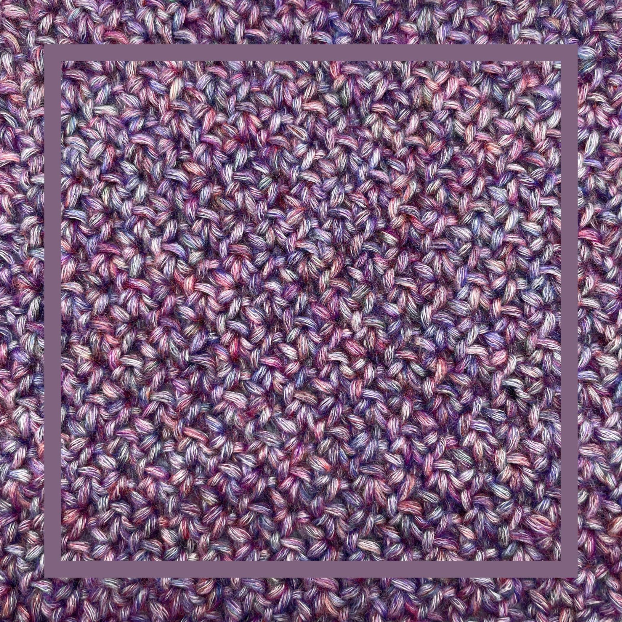 Cotton to The Core Worsted Weight Yarn for Crocheting, 3 Skeins, 654 Yds/300G, Free Patterns - Soft Cotton Yarn for Knitting - #4 Medium Worsted Weight - Grape Purple