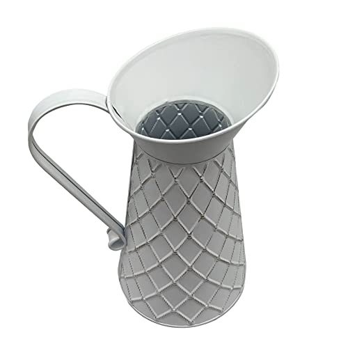 MICHAELS 10.5”; Gold Diamond Pattern Galvanized Pitcher by Ashland®