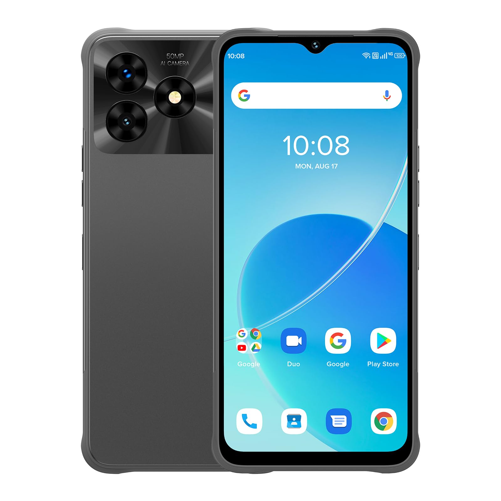UMIDIGI G5 Mecha Rugged Unlocked Smartphones, 8GB+128GB Waterproof IP68/IP69K Android 13 Unisoc T606 50MP+2MP+8MP Camera 6.6" FHD 6000mAh Fast Charge Cell Phone, Grey