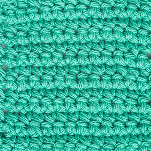 Bernat Handicrafter Cotton Solids Yarn, 1.75 oz, Gauge 4 Medium, 100% Cotton, Emerald