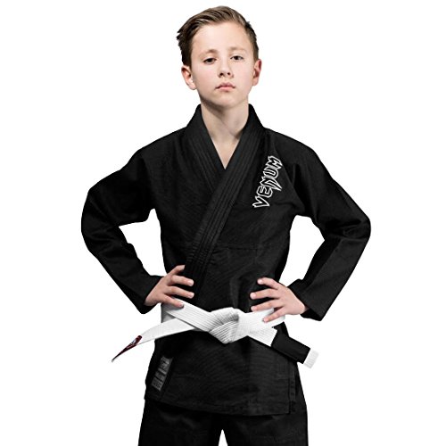 Venum boys Minimalist BJJ gi, Black, C1 US