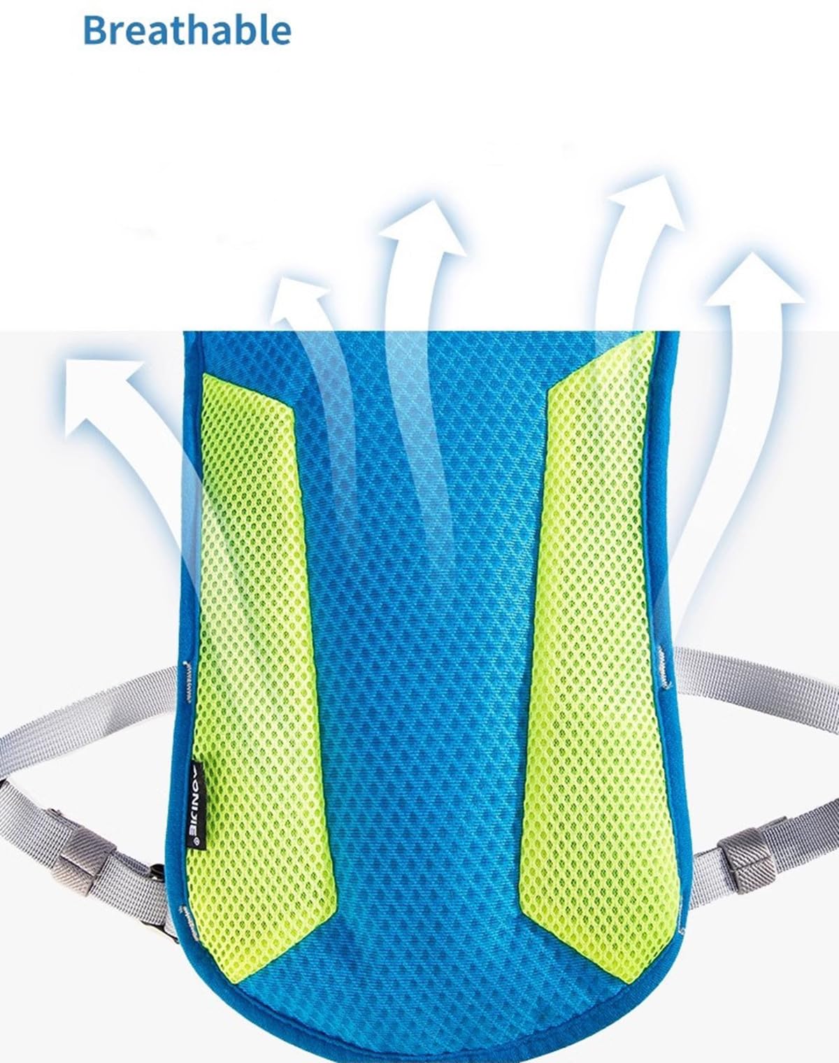 AONIJIE Lightweight Unisex 5.5L Running Race Hydration Vest Hydration Pack Backpack Riding Bag (Blue+2pcs 250ml Bottle)