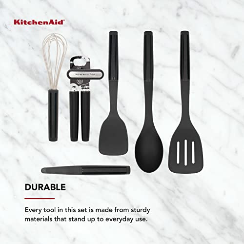 KitchenAid Universal Tool and Gadget Set, 6 Piece, Black