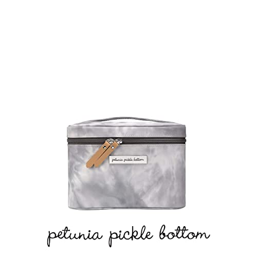 Petunia Pickle Bottom Travel Train Case, Makeup Bag, Toiletry Bag, Small Travel, Smoked Swirl Tie-Dye