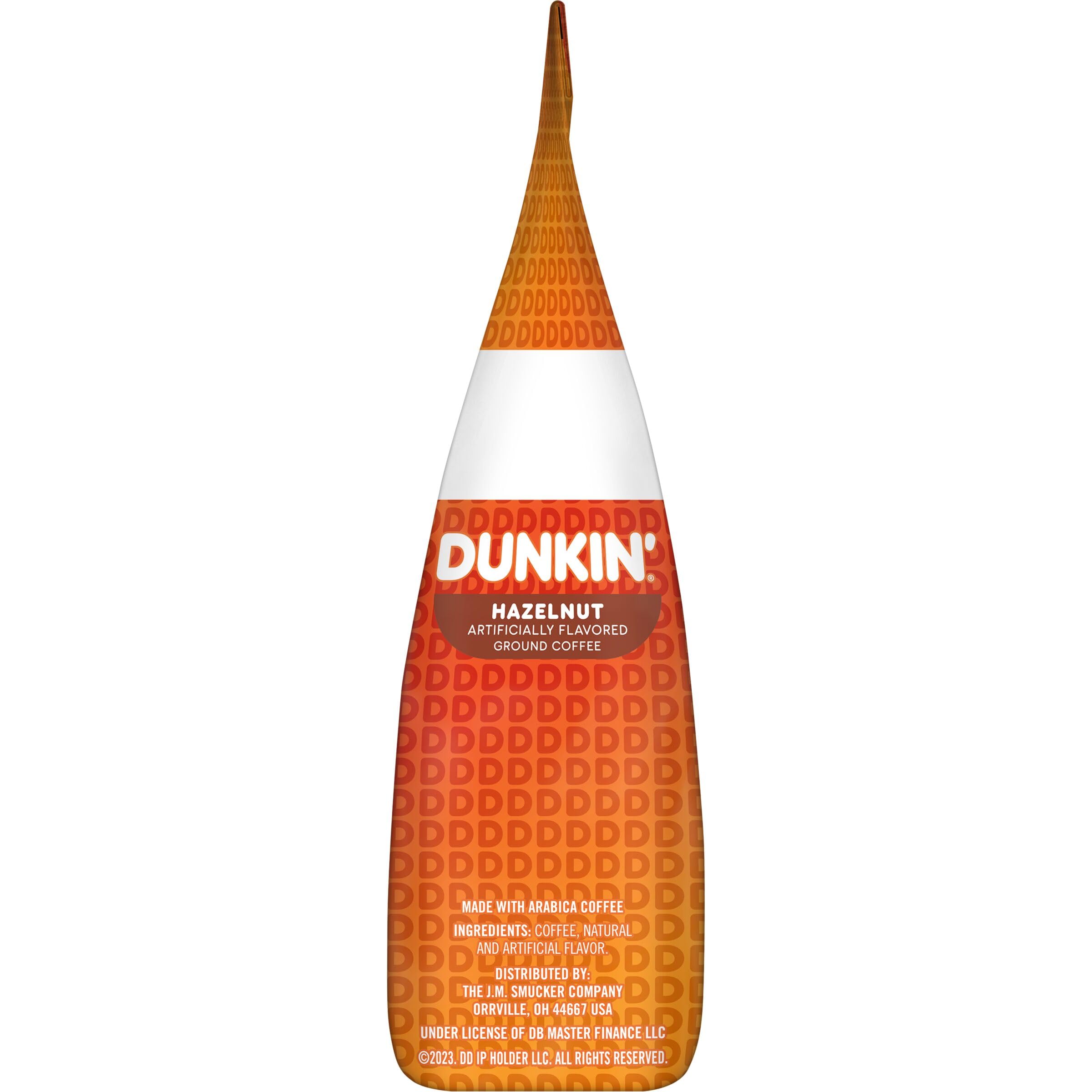 Dunkin' Hazelnut Flavored Ground Coffee, 12 Ounces