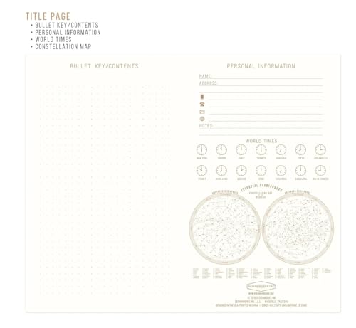 Designworks Ink Cloth Book Journal, It is Written in The Stars
