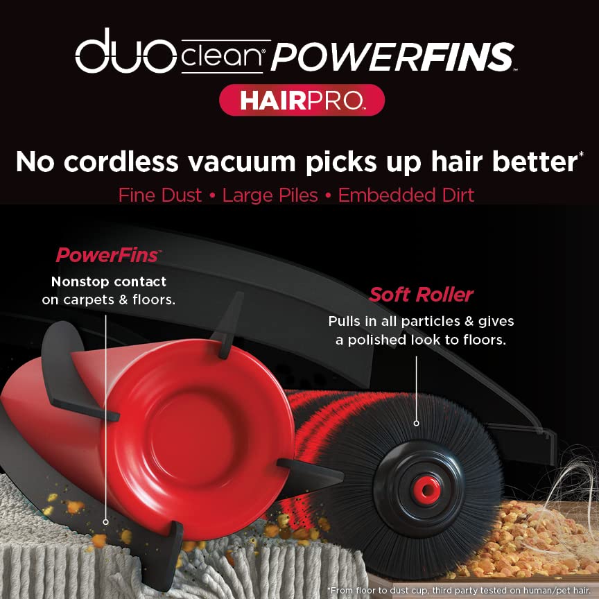 Shark IZ862H Stratos Cordless Vacuum with Clean Sense IQ and Odor Neutralizer, DuoClean PowerFins HairPro, Includes Duster Crevice Tool & Anti-Allergen Brush, Up to 60 Minute Runtime, Ash Purple