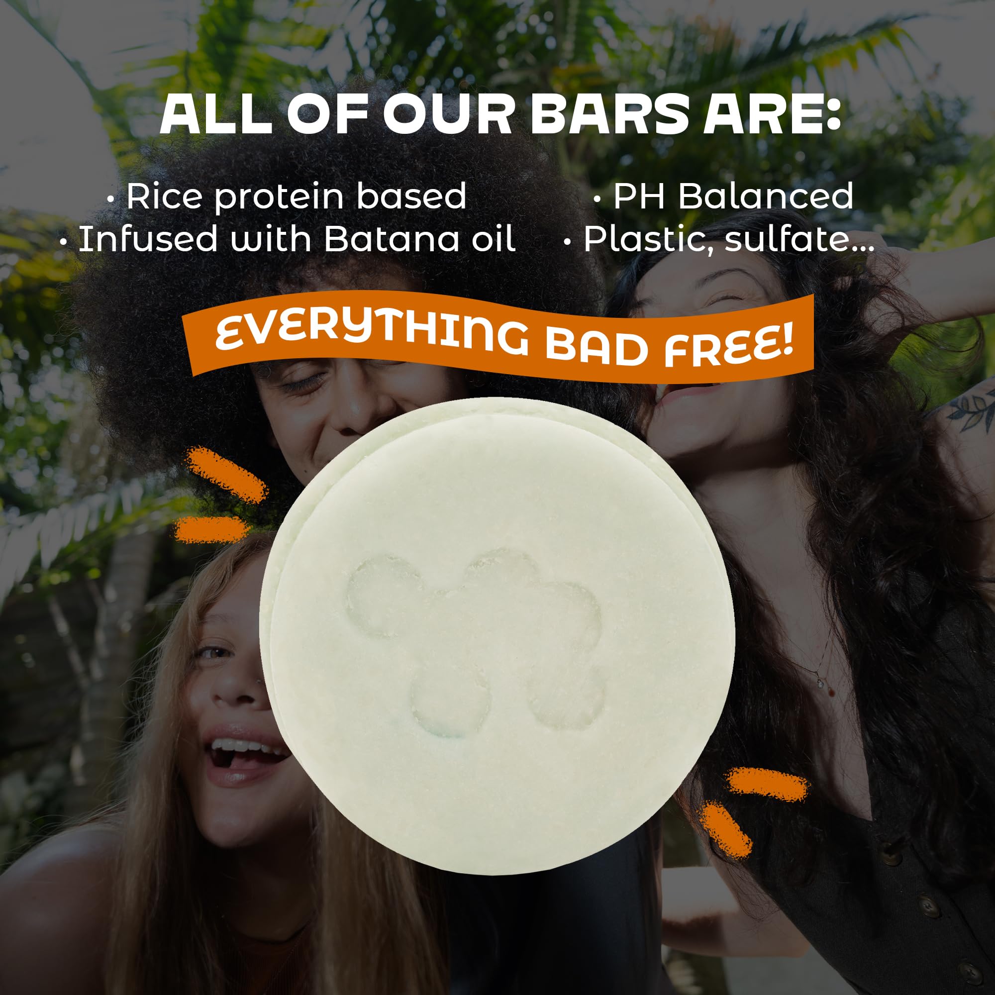 NOLE CARE Travel Size Shampoo and Conditioner Bar Set with Batana Oil - Sustainable, PH Balanced, Discovery Set, Plastic-Free, Color-Safe, Eco-Friendly, Solid Sustainable Bars, Zero Waste, 2.5 oz Bar