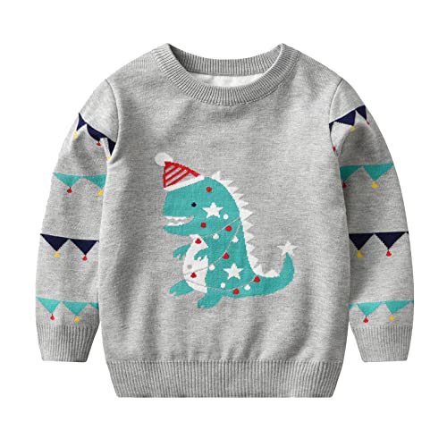 Baby Toddler Girls Boys Sweaters Warm Jacket Cotton Cotton Xmas Reindeer Sweaters Sweatshirts Tops Deer Snowflake Tee