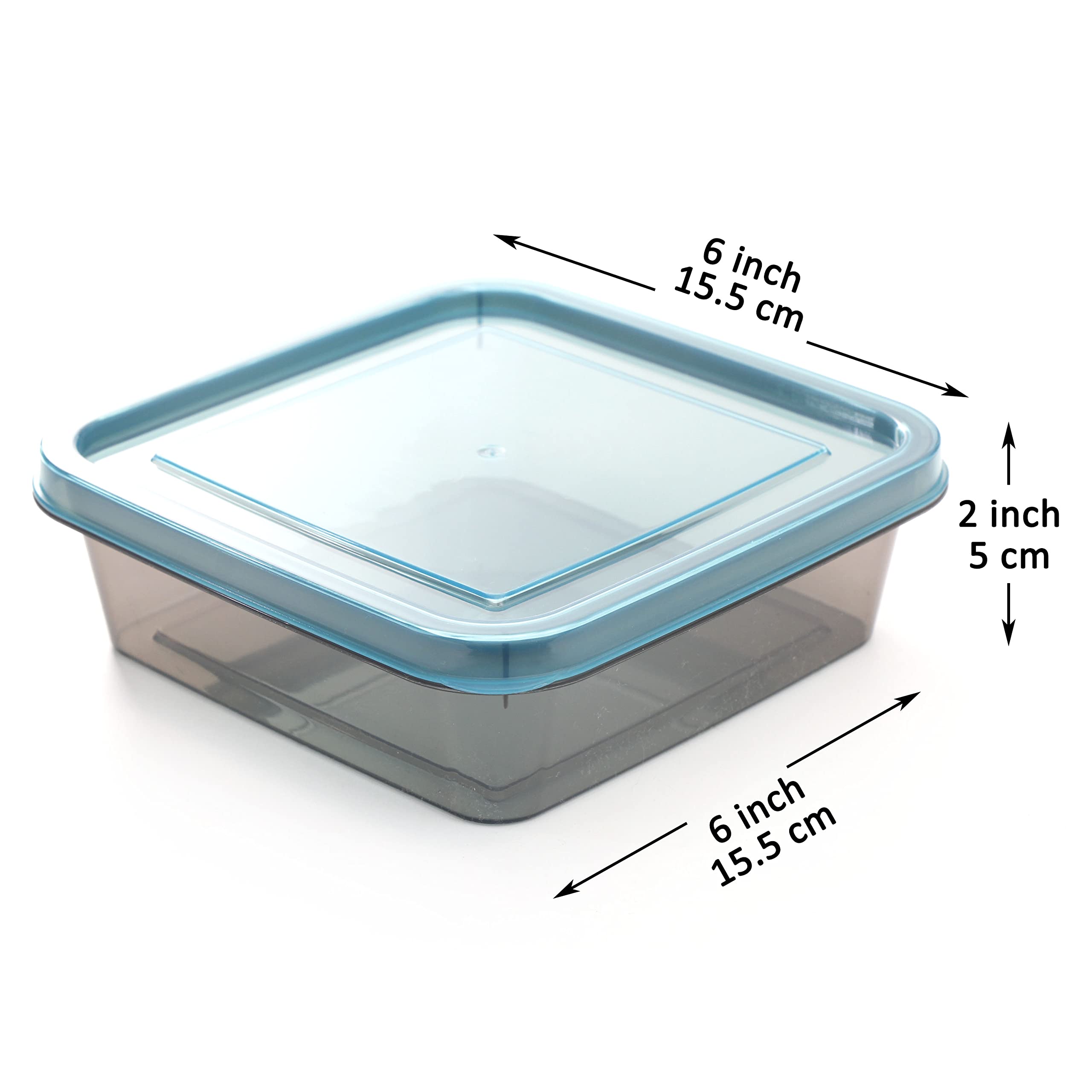Youngever 3 Pack Sandwich Containers for Lunch Box, Reusable Food Storage Containers, Meal Prep Containers (Single Sandwich 20 Ounce)