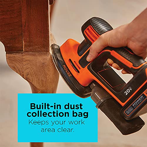 BLACK+DECKER 20V MAX* Sheet Sander (BDCMS20C) (Pack of 1)