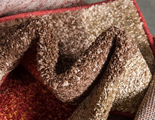 Unique Loom Autumn Collection Area Rug - Plantation (Rectangular 10' 0" x 13' 0", Multi/ Beige)