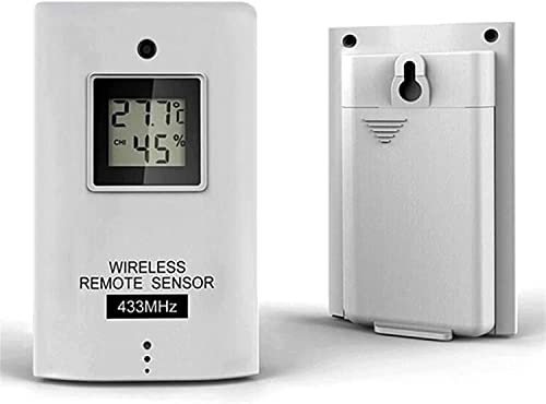 YOUOOK Weather Station Wireless Indoor Outdoor Multiple Sensors, Digital Atomic Clock Weather Thermometer, Temperature Humidity Monitor Forecast Weather Stations with Backlight