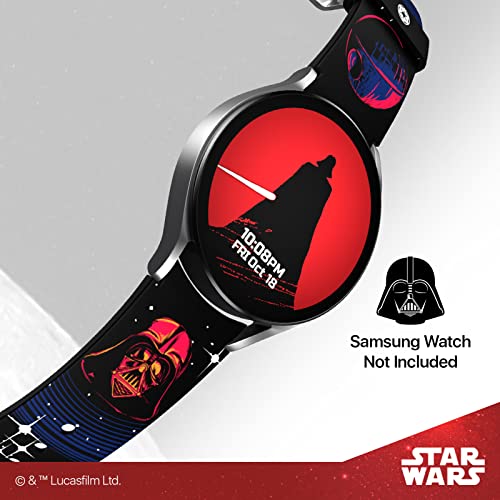 Star Wars – Darth Vader Smartwatch Band – Officially Licensed, Compatible with Samsung Watch (watch not included) - 20mm