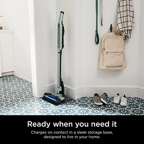 Shark WS642GN WANDVAC System Pet Ultra-Lightweight Powerful Cordless Stick Vacuum with Charging Dock, Green, 0.013 Qt. Capacity