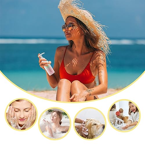 Hethyo Travel Bottles for Toiletries Tsa Approved 3.4oz/100ml 4 Pack Travel Size Containers Shampoo and Conditioner Bottles Empty Pump Bottle Dispenser Leakproof Refillable Cosmetic Containers