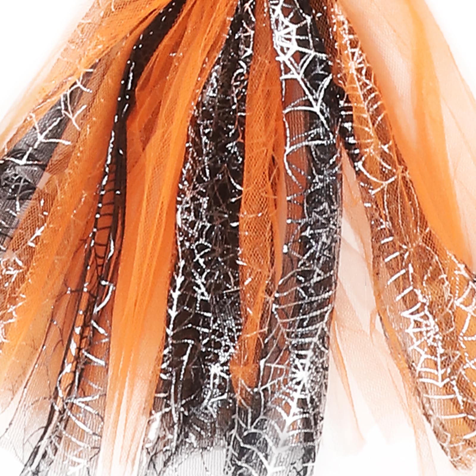 SUPVOX Witch Broom Witch Broom Net Yarn Plastic Wizard Flying Broomstick Halloween Cosplay Props for Kids Party Costume (Orange) Halloween Costumes