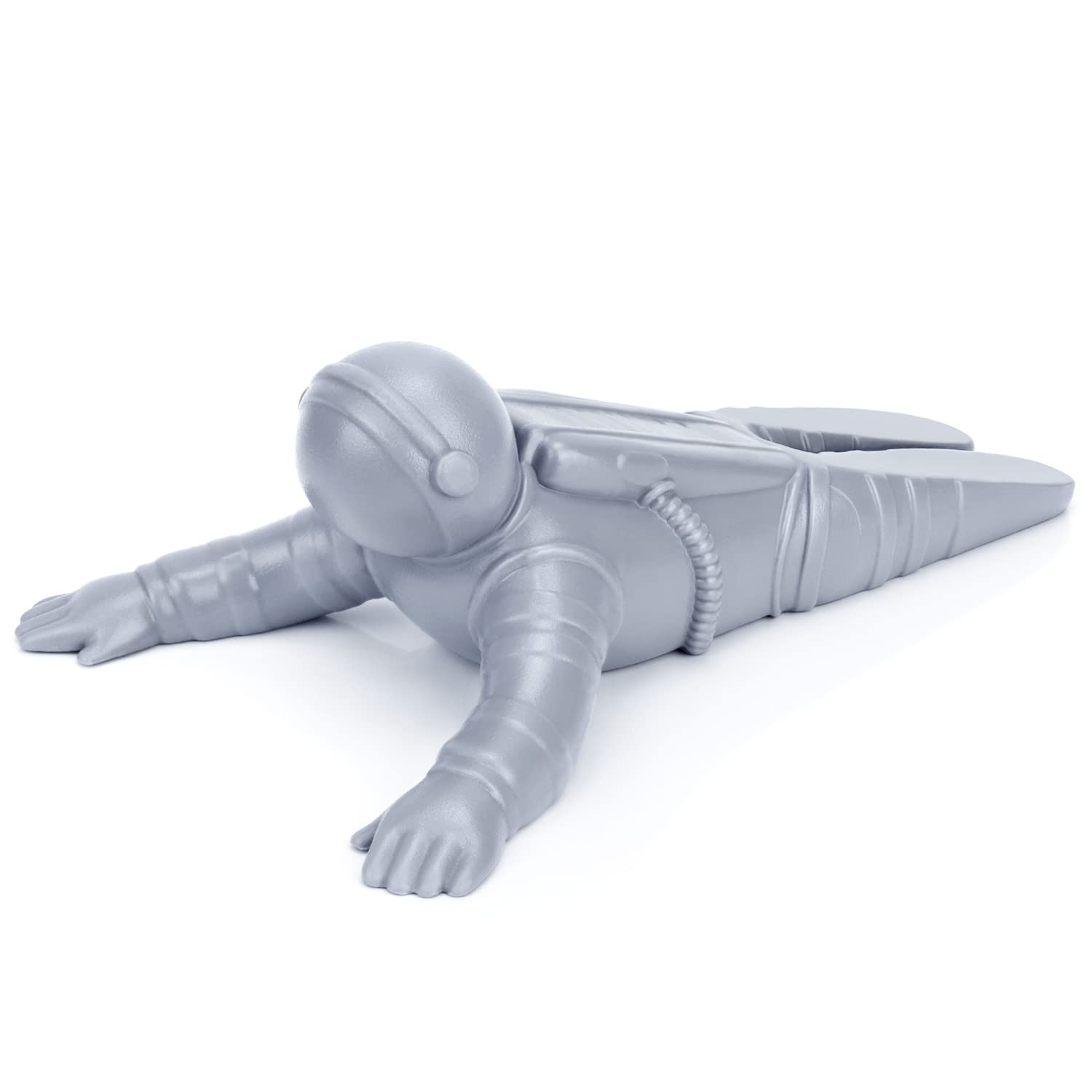 Door Stopper, Wedama 1 Pack Decorative Astronaut Doorstop, Upgraded TPU Non-Slip Rubber Cute Man Door Stop, Fit for Gap up to 1.37'', Flexible and Heavy Duty Door Holder for Home & Office Use