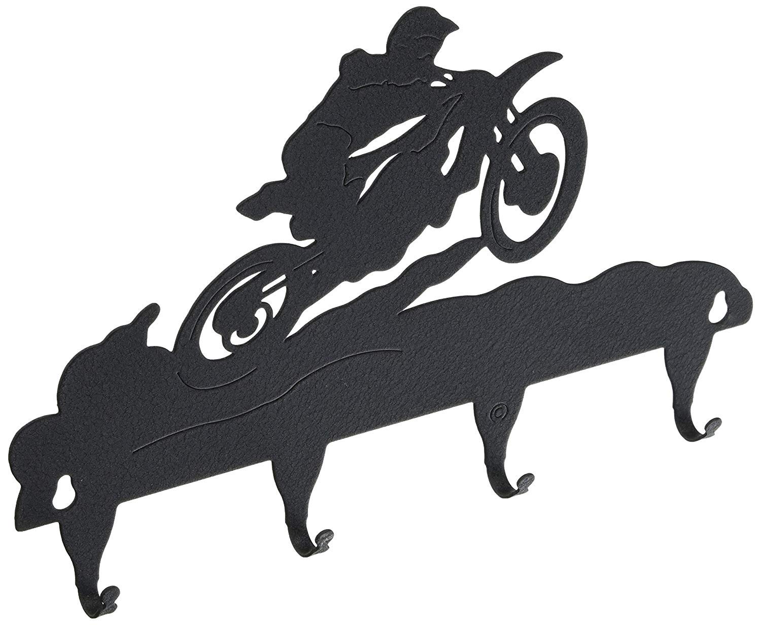 Innovative Fabricators, Inc. Motocross Key Hooks, Wall Mount, 11 Inch