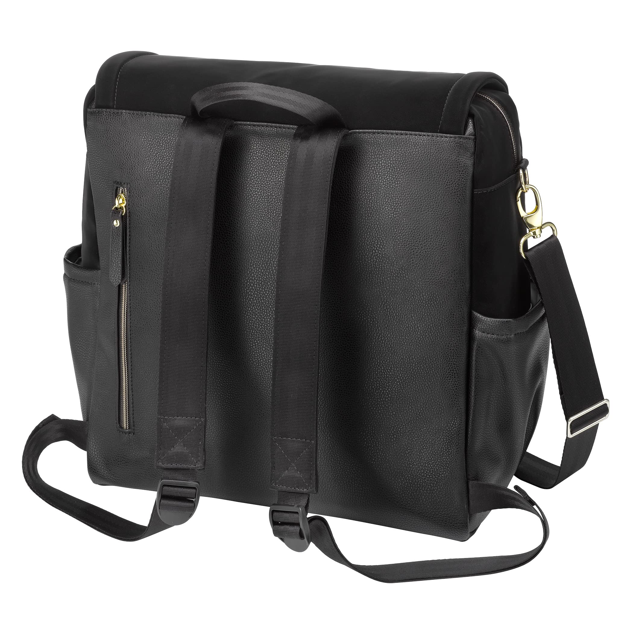 Petunia Pickle Bottom Boxy Backpack, Diaper Bag, Stylish Baby Bag, Spacious Backpack, On-The-Go Moms, Twilight Black