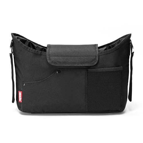 ｕｎａｉｌｕ Universal Stroller Organizer with Double Cup Holder, Expandable Stroller Caddy, Stroller Bag Accessories Fits for Uppababy, Nuna, Baby Jogger, Britax, Doona Strollers and Pet stroller