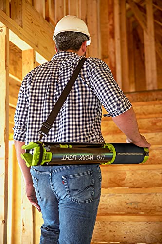 PowerSmith Voyager PVLR8000A-C 8000 Lumen Collapsible Cordless Tripod LED Work Light. Bare Light Only. 3-Way Power. AC or DC Adaptor or Battery Needed to Use Light