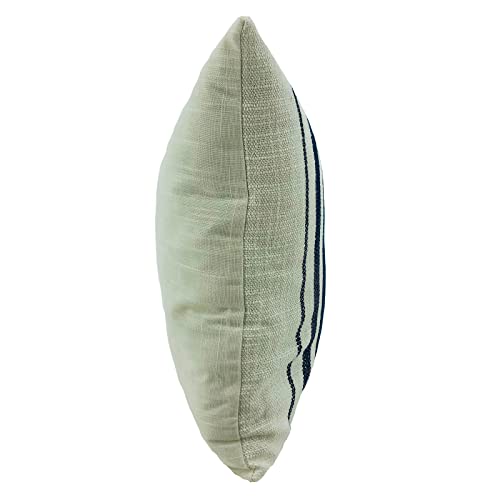 Ashland Michaels Navy Striped Pillow