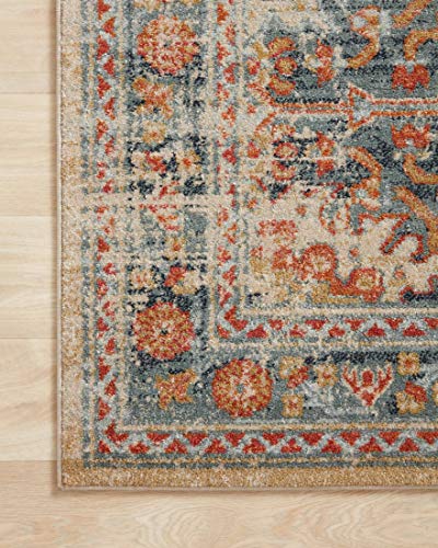 Loloi II Jocelyn Collection JOC-03 Mist/Multi, Transitional 7'-10" x 10' Area Rug
