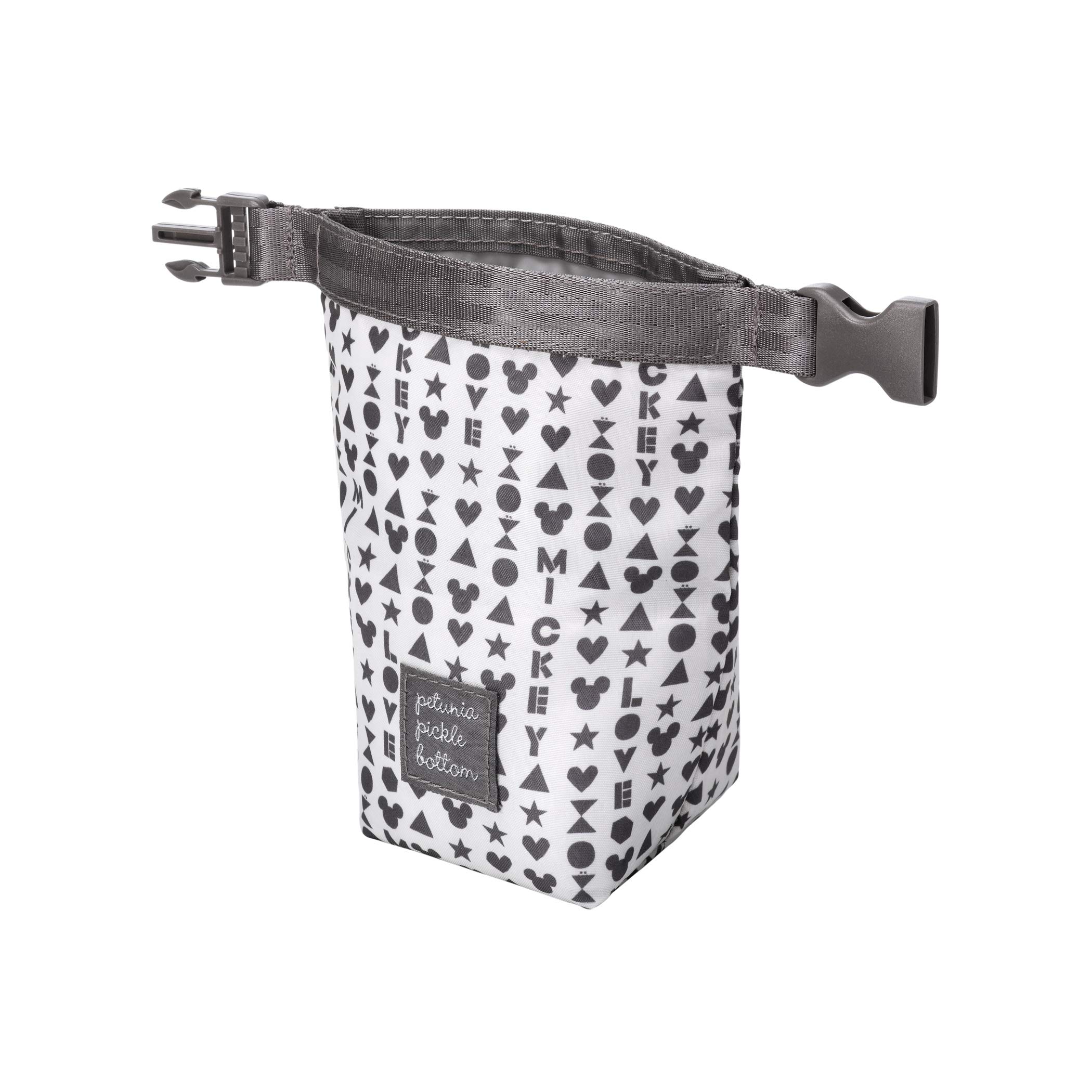 Petunia Pickle Bottom | Baby Snack Holder & Pacifier Holder | Insulated Snack Pouch & Reusable | Stylish Snack Holder | Perfect Disney Gift - Love Mickey Mouse | Disney Baby
