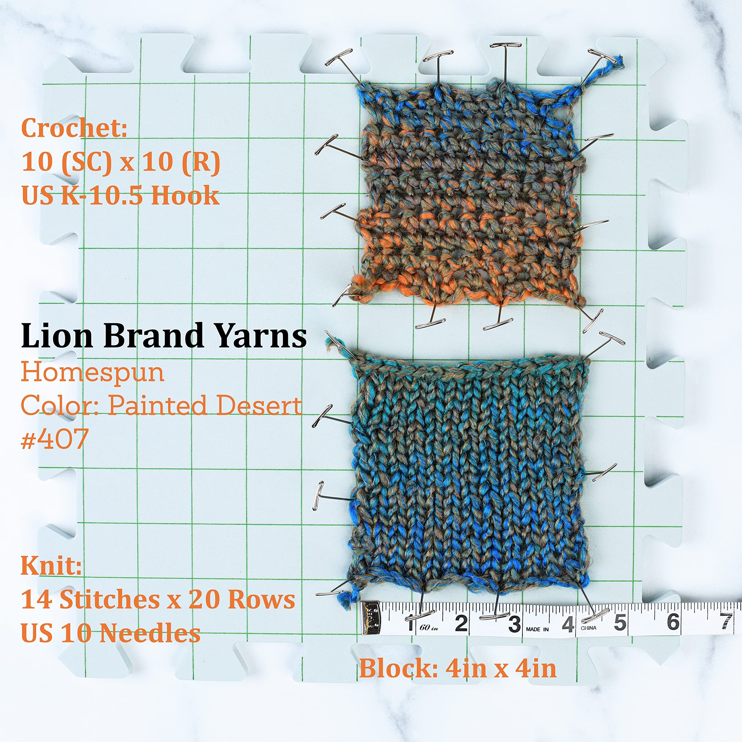 Lion Brand Knitting Yarn Homespun Peony 3-Skein Factory Pack (Same Dye Lot) 790-442 with Knitting Project Bag