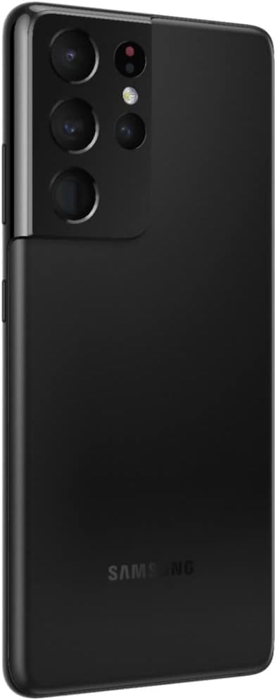 Samsung Galaxy S21 Ultra 5G, US Version, 256GB, Phantom Black - Unlocked (Renewed)