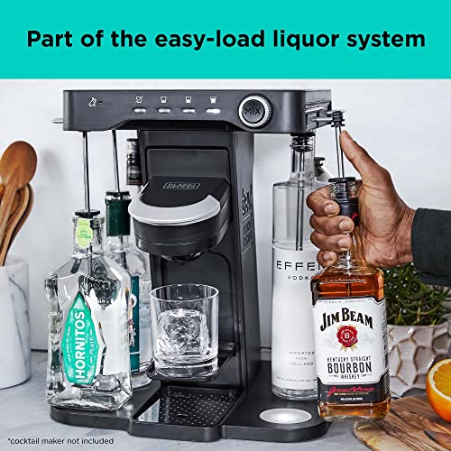 bev by BLACK+DECKER Cocktail Maker Replacement Dispenser Straws, Stainless Steel, Dishwasher Safe, 6 Pack (BEST106)